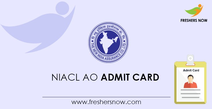 Niacl Ao Mains Admit Card 2021 Out Administrative Officer Exam Date