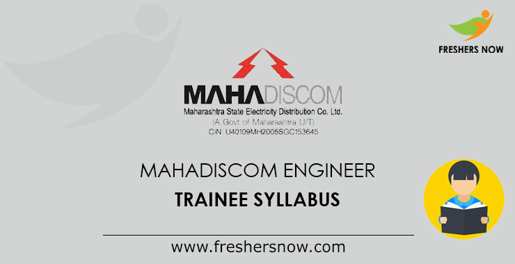 MAHADISCOM Graduate, Diploma Engineer Trainee Syllabus 2025 PDF MAHADISCOM Graduate, Diploma Engineer Trainee Syllabus 2025 PDF