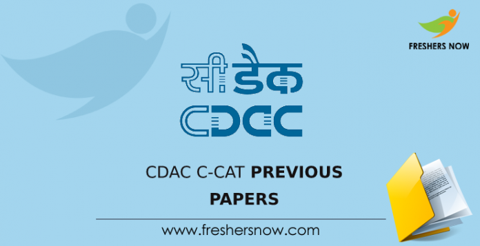 CDAC C-CAT Previous Question Papers PDF Download CDAC C-CAT Previous Question Papers PDF Download