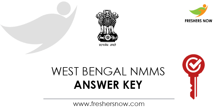Nmms West Bengal Answer Key 2023 Pdf Exam Key Objections