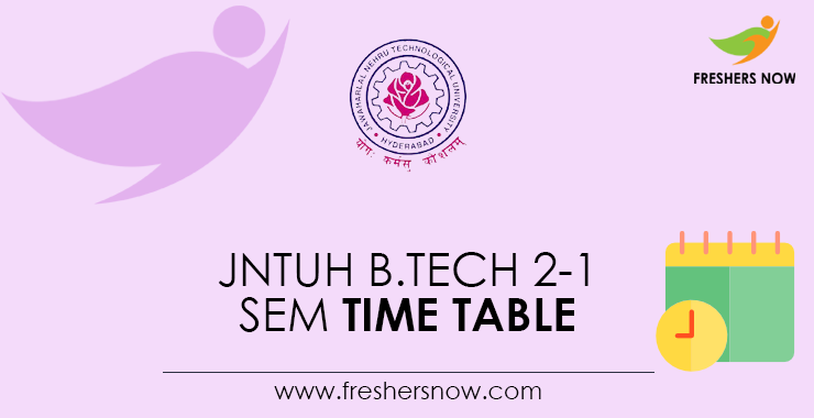 JNTUH B.Tech 2-1 Time Table 2023 PDF (Out) | R18 1st Mid Jan Exam Dates JNTUH B.Tech 2-1 Time Table 2023 PDF (Out) | R18 1st Mid Jan Exam Dates