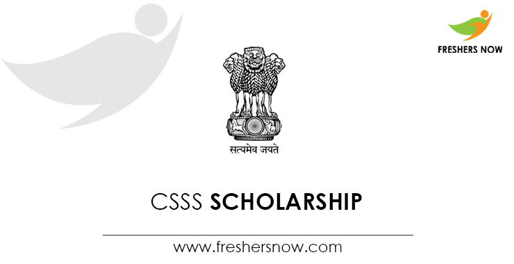 Csss Scholarship Central Sector Scholarship Scheme Apply Online