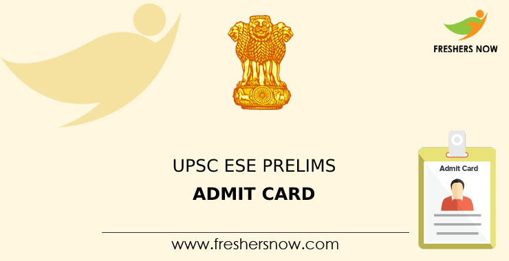 UPSC ESE Prelims Exam Date 2023 (Announced) - FreshersNow.Com UPSC ESE Prelims Exam Date 2023 (Announced) - FreshersNow.Com
