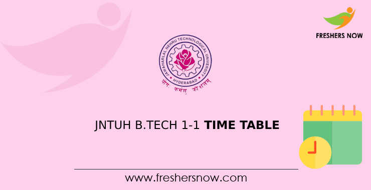 JNTUH B.Tech 1-1 Sem Time Table 2023 PDF (Rescheduled) JNTUH B.Tech 1-1 Sem Time Table 2023 PDF (Rescheduled)
