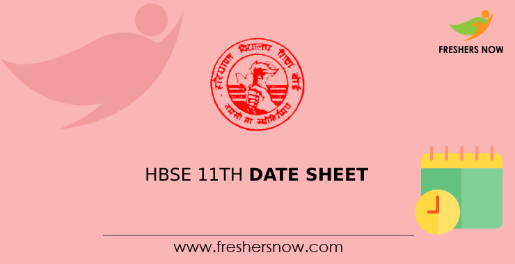 HBSE 11th Date Sheet 2023 PDF (Out) | Haryana 11th Time Table HBSE 11th Date Sheet 2023 PDF (Out) | Haryana 11th Time Table