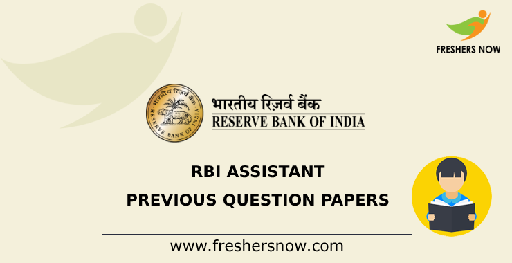 Rbi Assistant Previous Question Papers Pdf Download