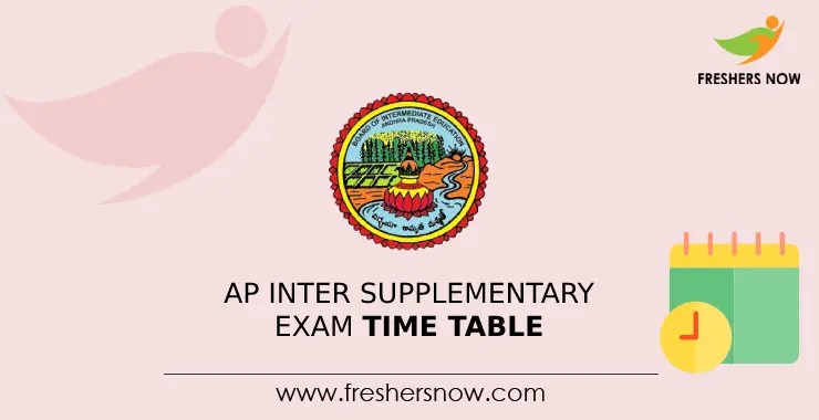 AP Inter Supplementary Exam Time Table 2023 (Out) | BIEAP 1st & 2nd Year AP Inter Supplementary Exam Time Table 2023 (Out) | BIEAP 1st & 2nd Year