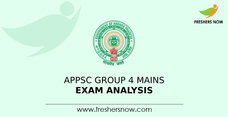 APPSC Group 4 Mains Exam Analysis 2023 | Check Difficulty Level APPSC Group 4 Mains Exam Analysis 2023 | Check Difficulty Level