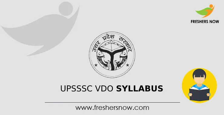 UPSSSC VDO Syllabus 2025 & Exam Pattern PDF Download UPSSSC VDO Syllabus 2025 & Exam Pattern PDF Download