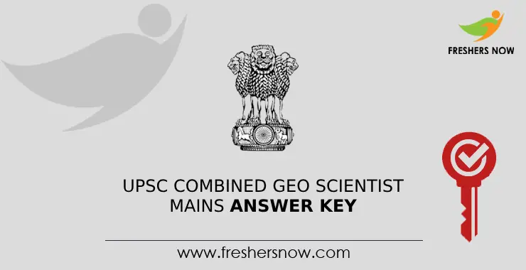 UPSC Combined Geo Scientist Mains Answer Key 2023 PDF UPSC Combined Geo Scientist Mains Answer Key 2023 PDF