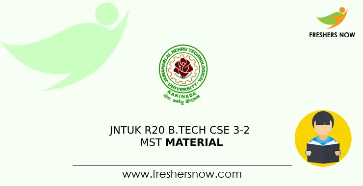 Jntuk R20 Btech Cse 3 2 Mst Material Notes Pdf Download